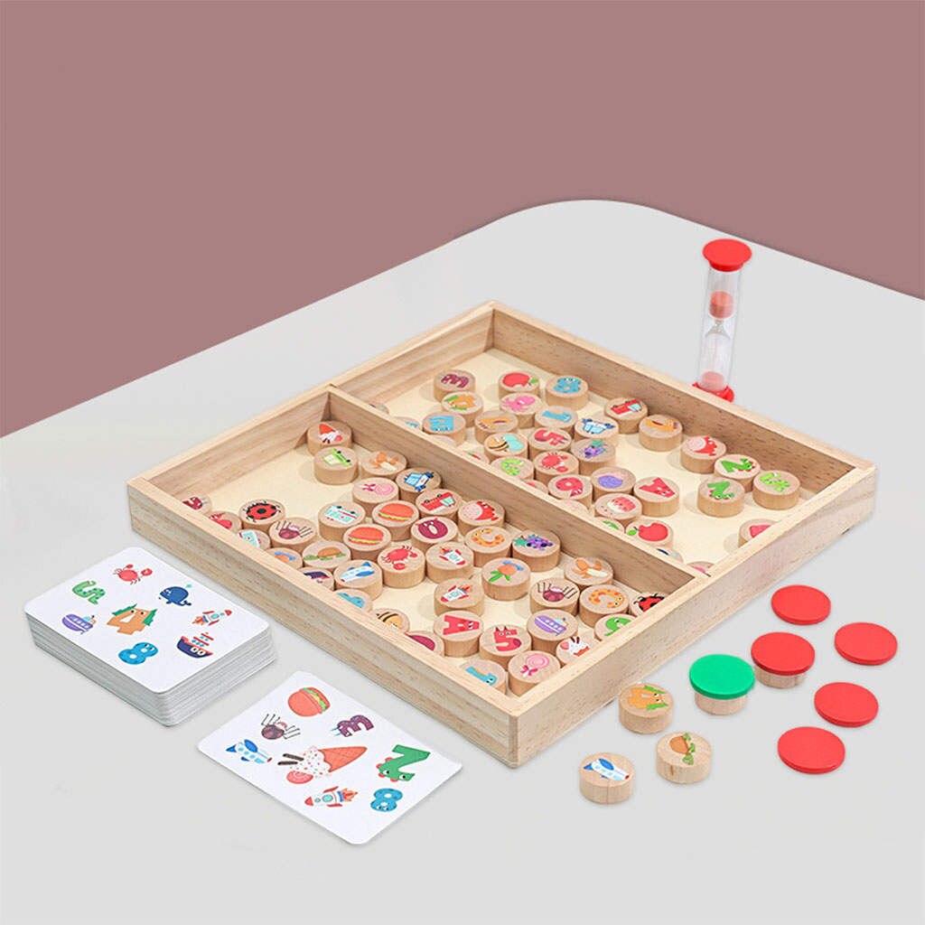 Matching Card Game Blocks Toy Educational Toy Memo... – Vicedeal