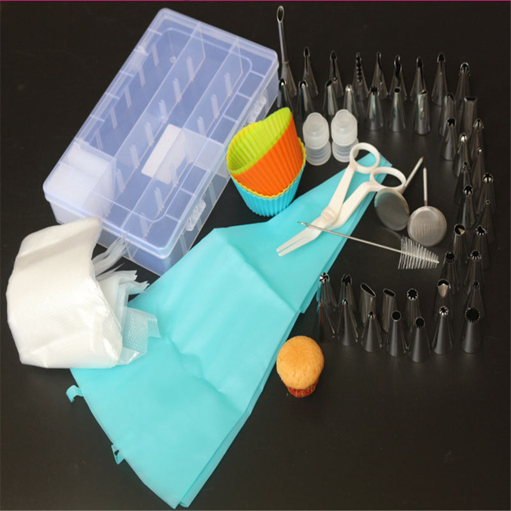 67 PCS Round Piping Tip Decorating Mouth Nozzle Pa... – Grandado