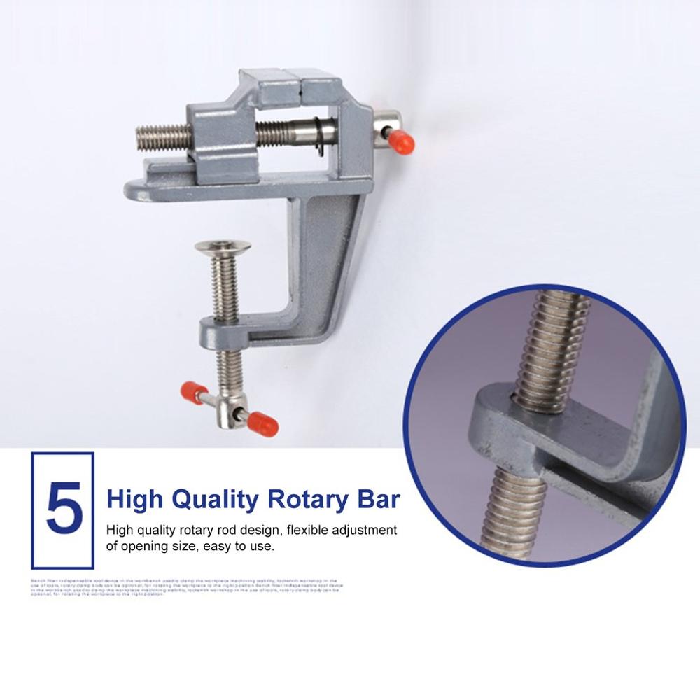 35MM Aluminium Alloy Table Bench Clamp Vise Mini B... – Vicedeal