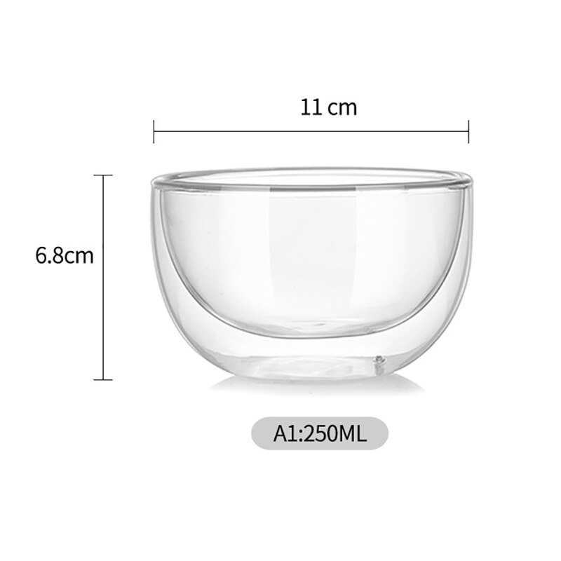 Double Layer Heat-resistant High Borosilicate Glas... – Vicedeal