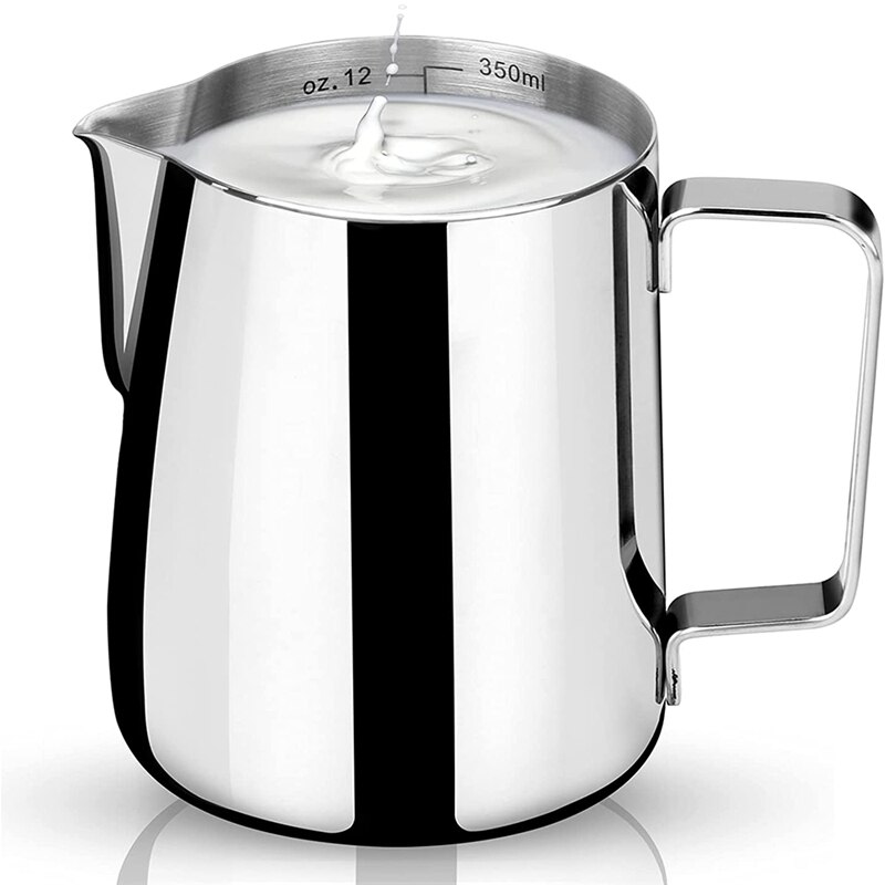 Milk Frothing Tank Stainless Steel Espresso Steami... – Vicedeal