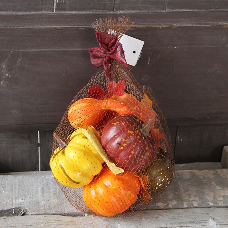 Kunstmatige Pompoen Kalebas Pine Cone Acorn Esdoor... – Vicedeal