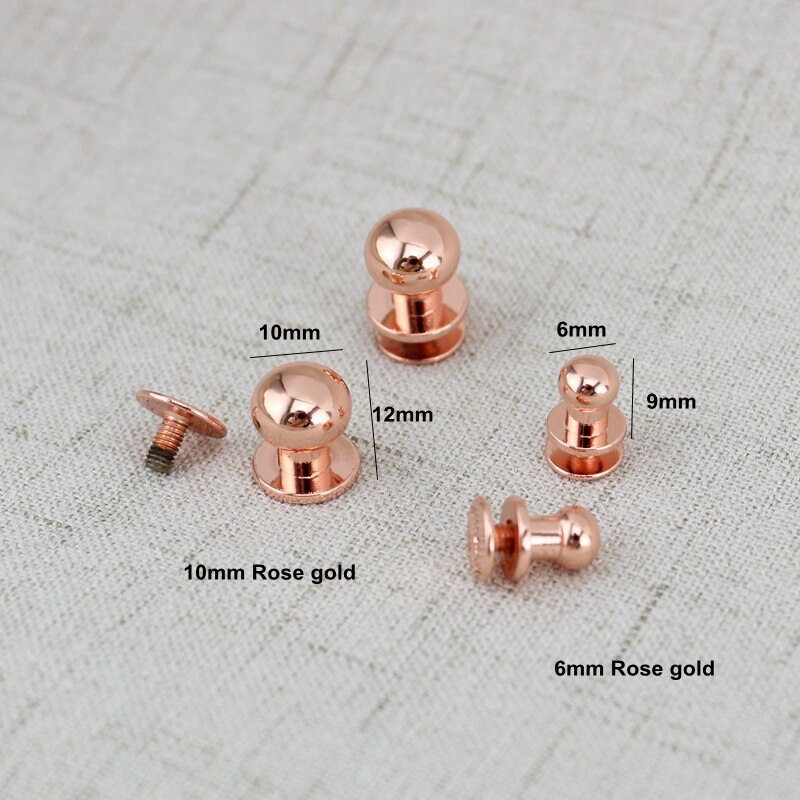 6mm 8mm 10mm 30-100 stuks Rose gold 100% Koper sch... – Vicedeal