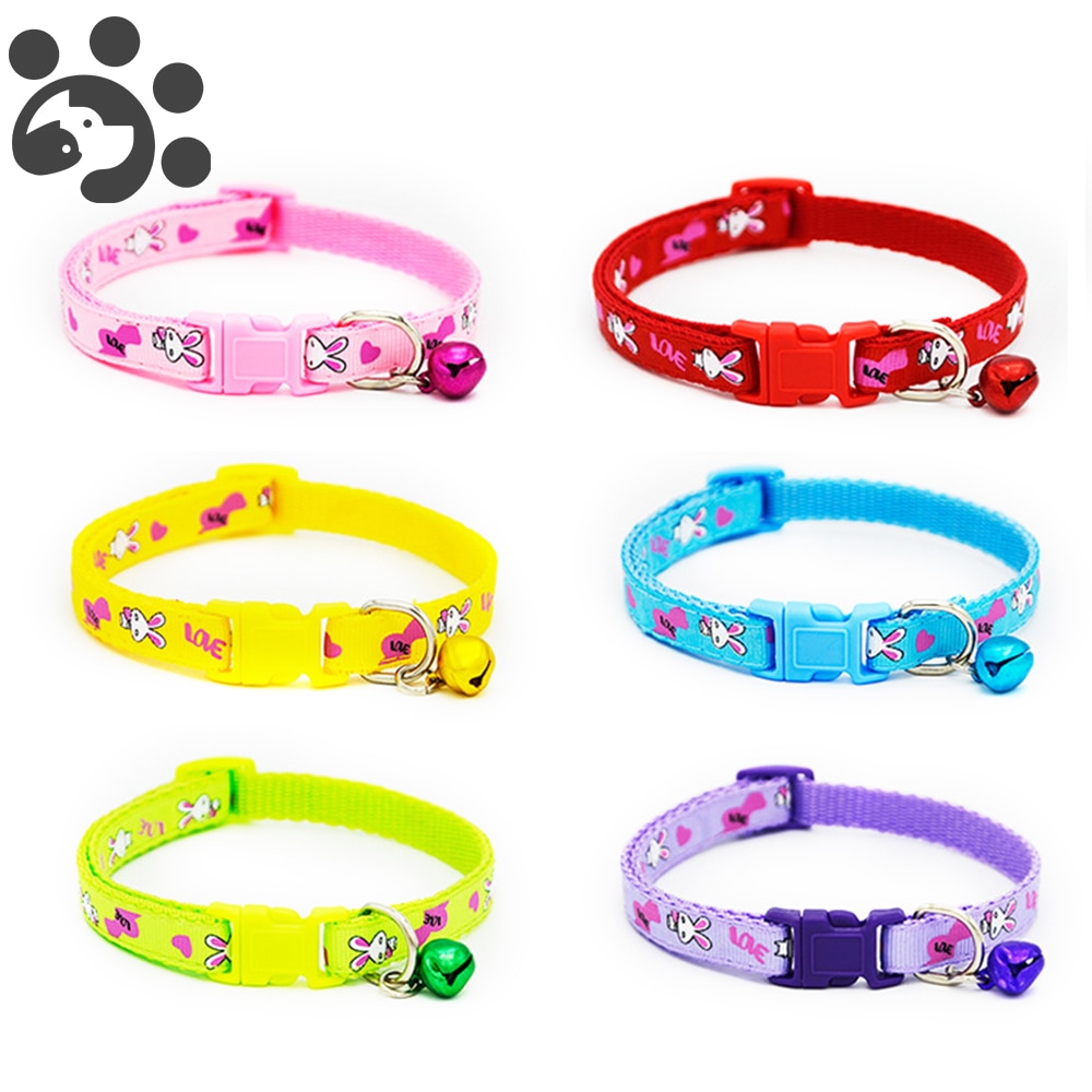 Cute Cat Collars with Bell Necklace Collar for Sma... – Vicedeal
