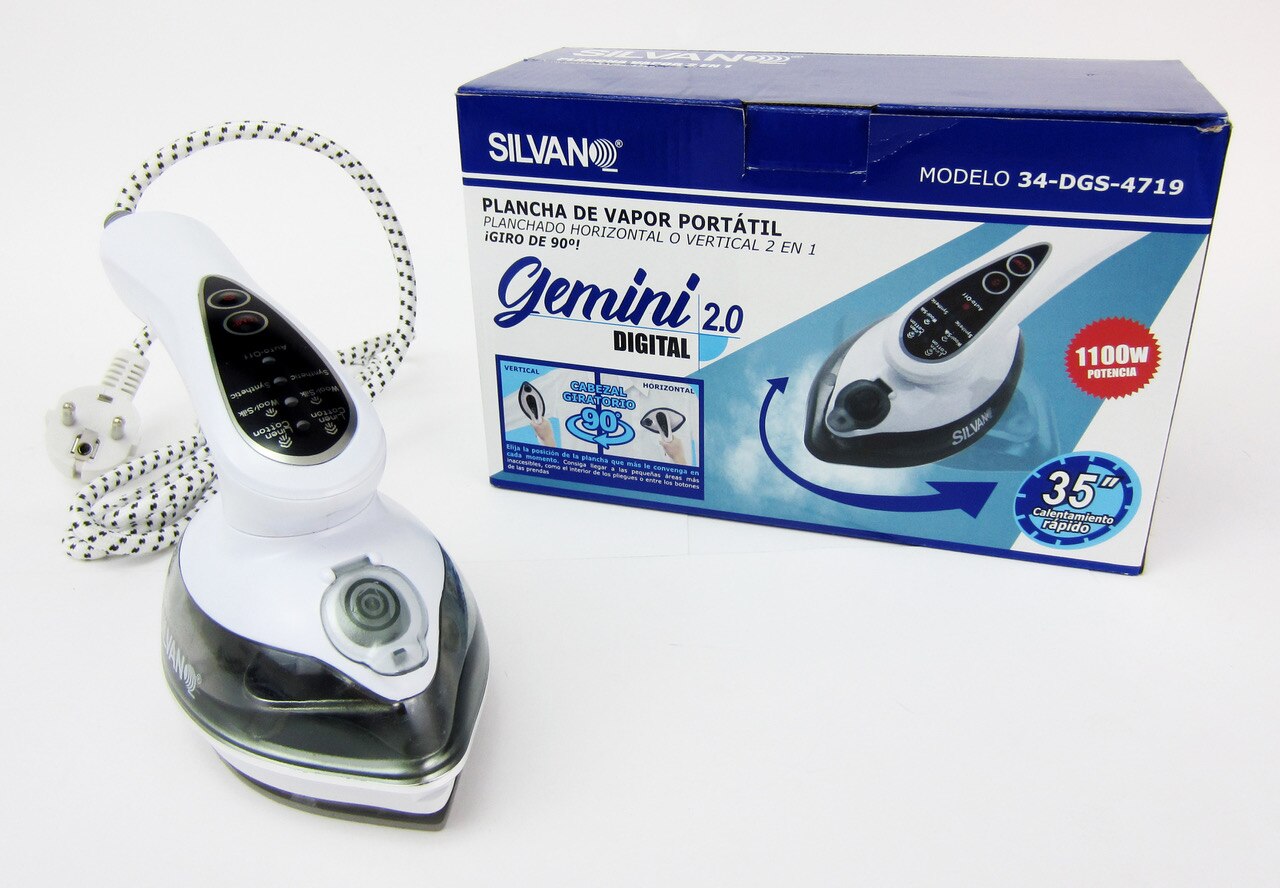 PLANCHA DIGITAL A VAPOR DE VIAJE CON CABEZAL GIRAT... – Grandado