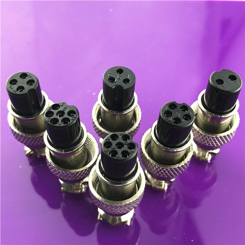 1 st GX12 2/3/4/5/6/7 Pin Vrouwelijke 12mm L122-12... – Grandado