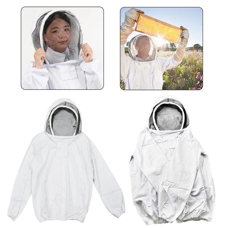Beekeeping Jacket Veil Set Anti-bee Protective Saf... – Grandado