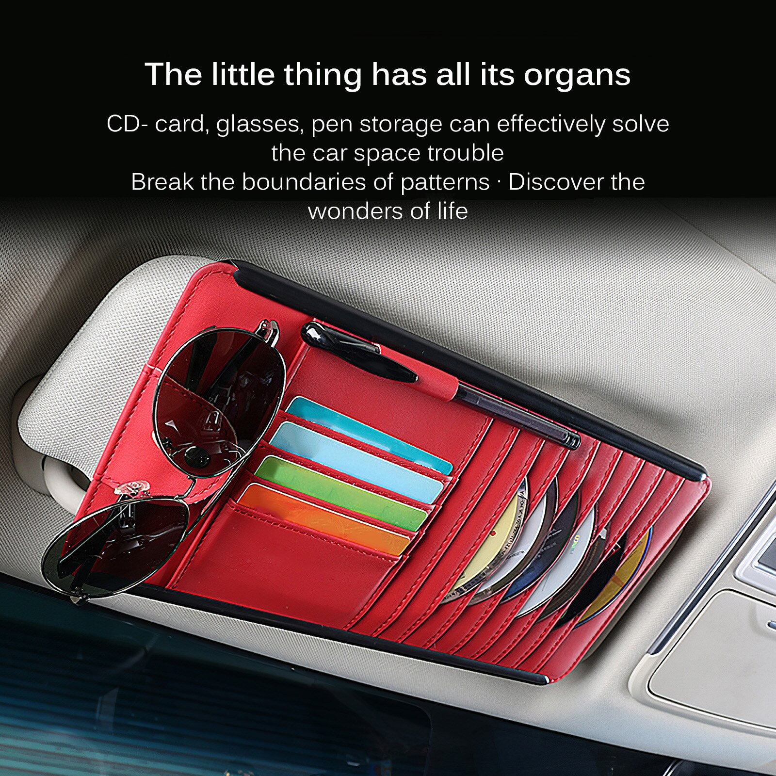 Tioodre Car Glasses Holder Saving Glasses Holder S Grandado