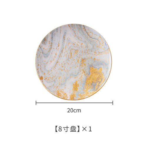 Cute Wedding Plate Set Porcelain Tableware Kitchen... – Vicedeal