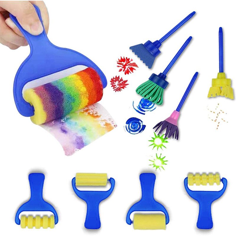 21 Pack Kids Paint Sponges, Sponge Painting Brushe... – Vicedeal