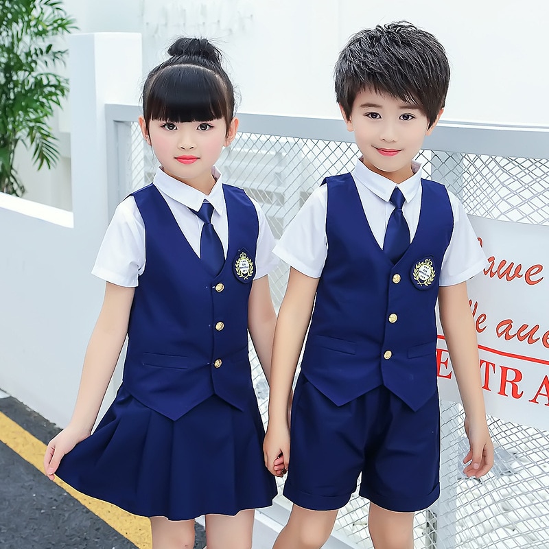 Summer school uniforms kindergarten sets of clothi... – Vicedeal