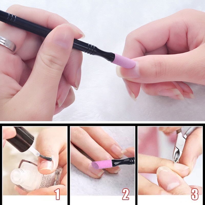 Nail art quartz scrubs sten neglebåndsfjerner pind... – Vicedeal