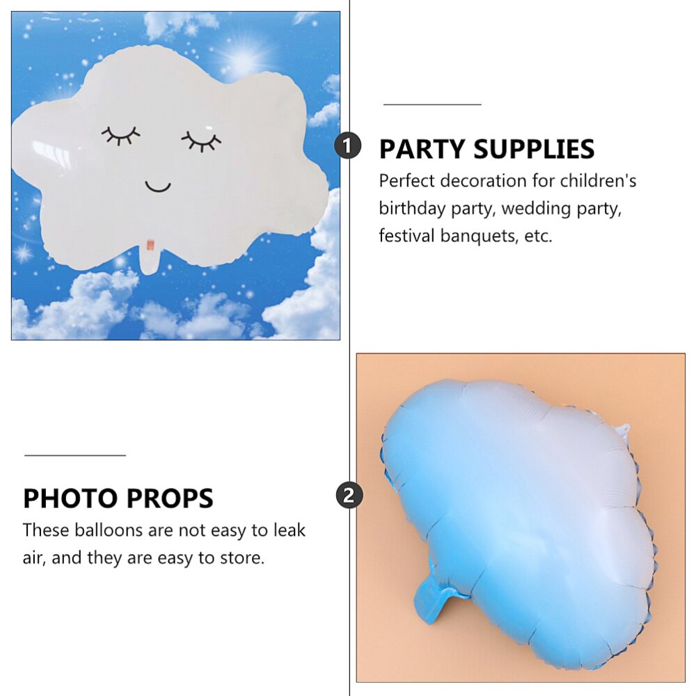10pcs Festival Party Balloons Cloud Shape Annivers... – Grandado