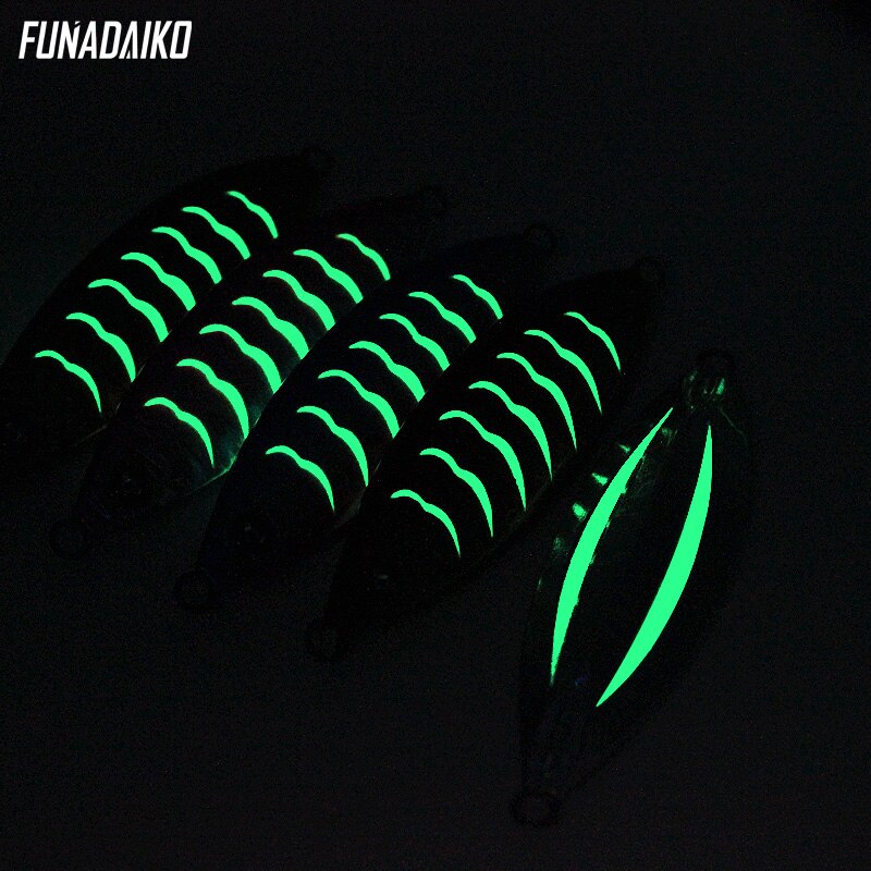 FUNADAIKO lead jig isca Artificial glow zebra fish... – Grandado