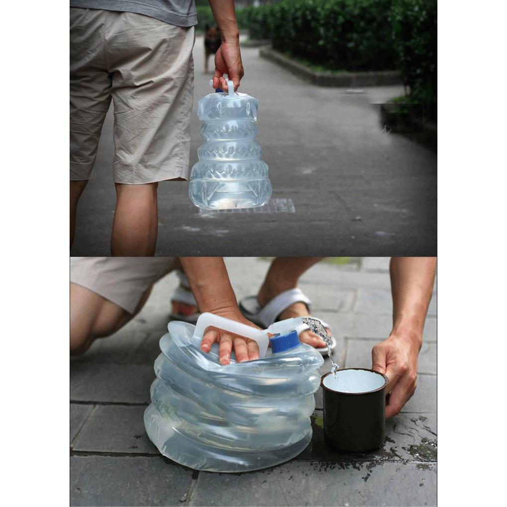 3L Portable Outdoor Car Camping Plastic Folding Bu... – Grandado