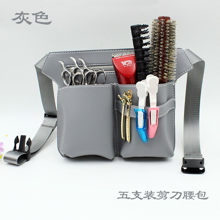 Barber bag waist slung hair salon scissors bag lea... – Grandado
