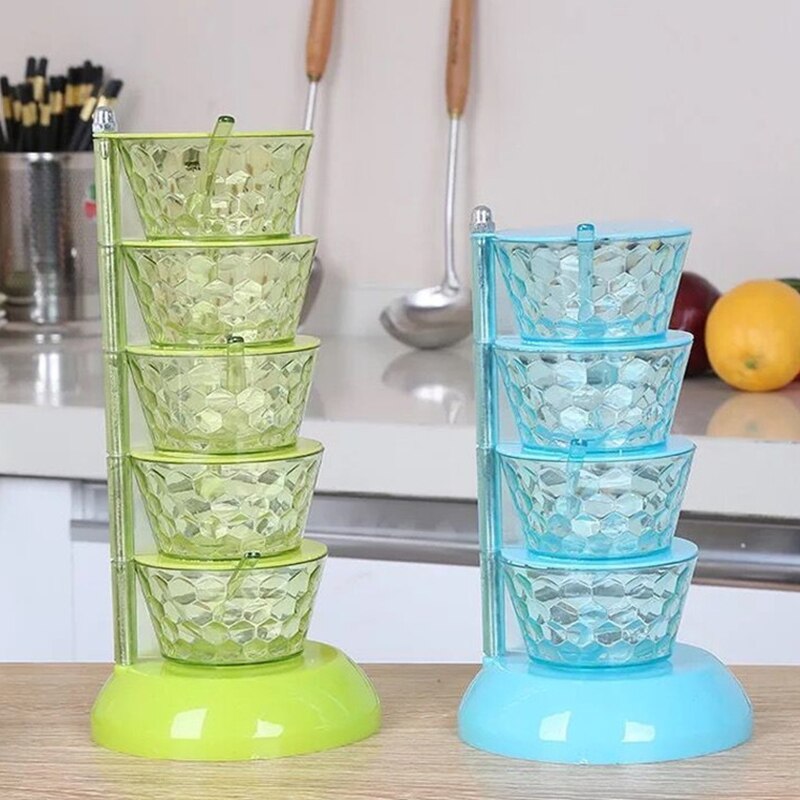 Vertical Rotatable Seasoning With Transparent Rota... – Vicedeal