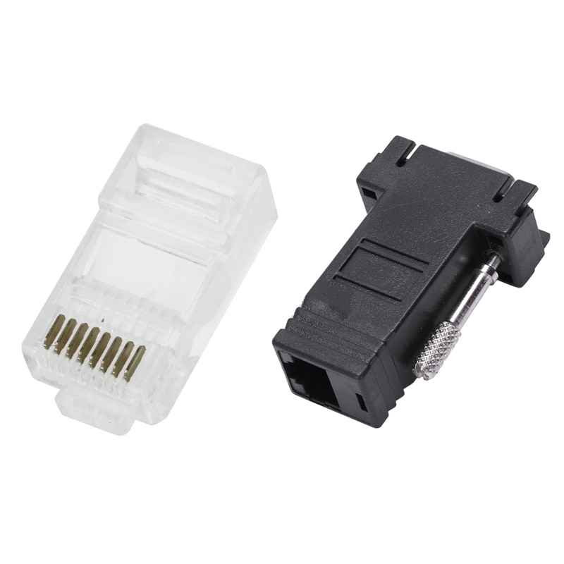 50pcs Rj45 8p8c Network Lan Cat5e Cat6 Modular Plu Grandado