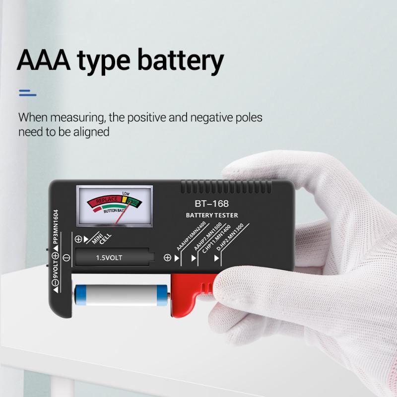 BT-168 Battery checker Tester Analyzer AA AAA C D ... – Grandado