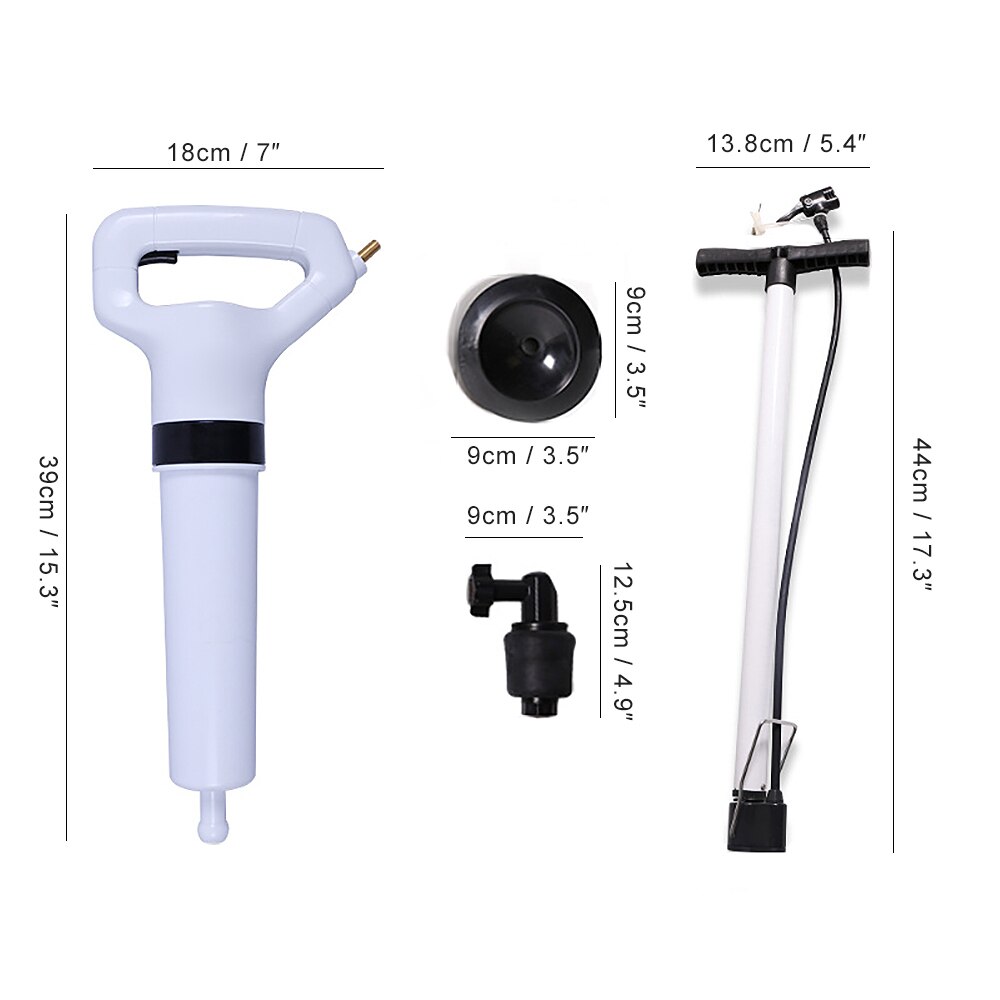 Toilet Plungers High Pressure Air Drain Blaster Se... – Vicedeal