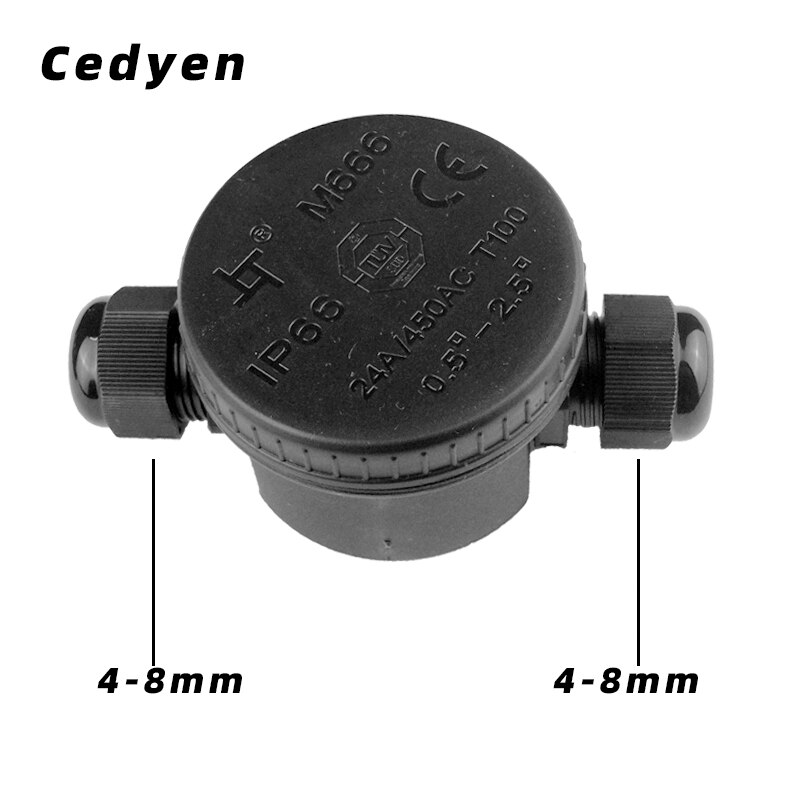 Waterproof Junction Box Round Outdoor 2 Way IP66 E... – Vicedeal