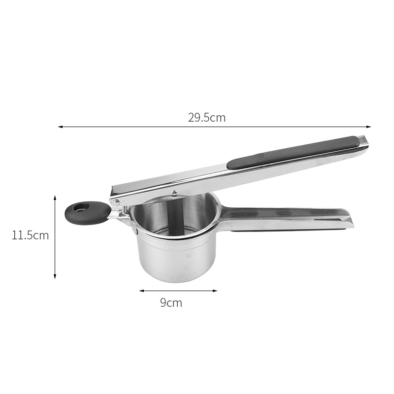 Rvs Aardappel Ricer 3 Verwisselbare Fijnheid Discs... – Vicedeal