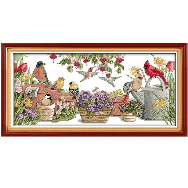 Cross Stitch Counted Kits Stamped Kit Cross-Stitch... – Grandado