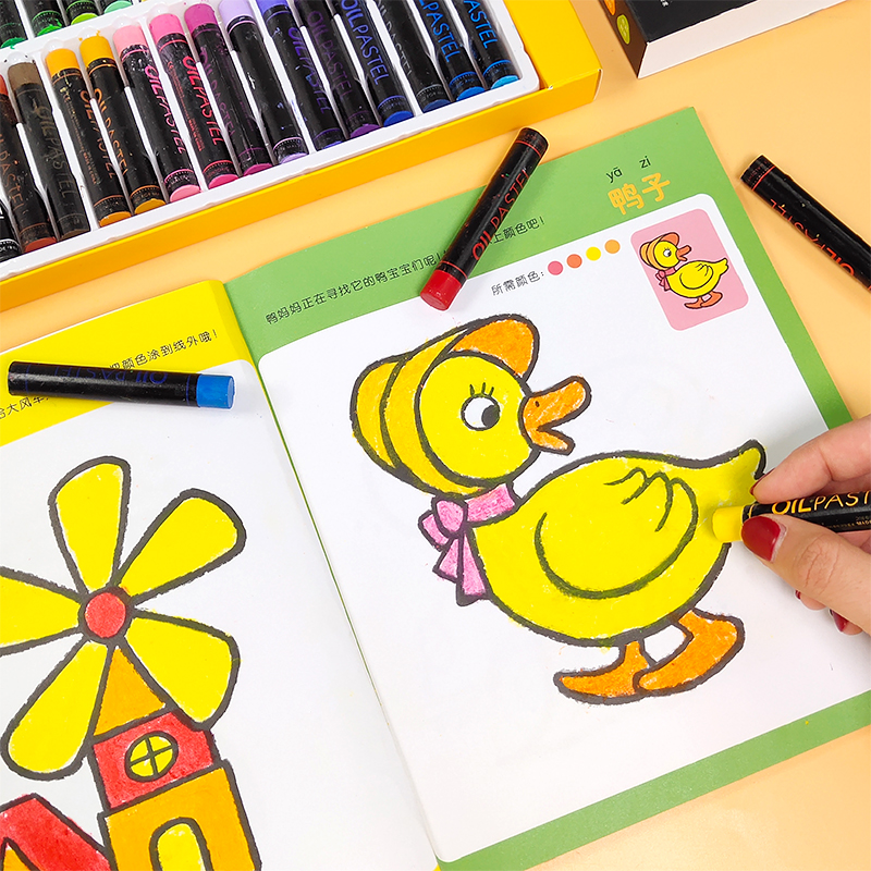 12/18/24/36 Colors Soft Oil Pastel Crayons Set Dra... – Grandado