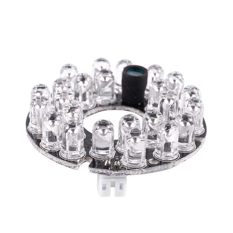 CCTV Kamera 10Mil 90 Grad rot 5mm 24 LED-lampe IR ... – Grandado