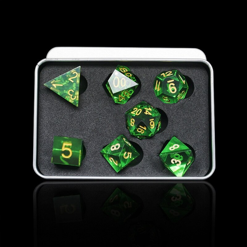 Dice Metal Box Standard Size Dice Metal Box 7pcs D... – Grandado