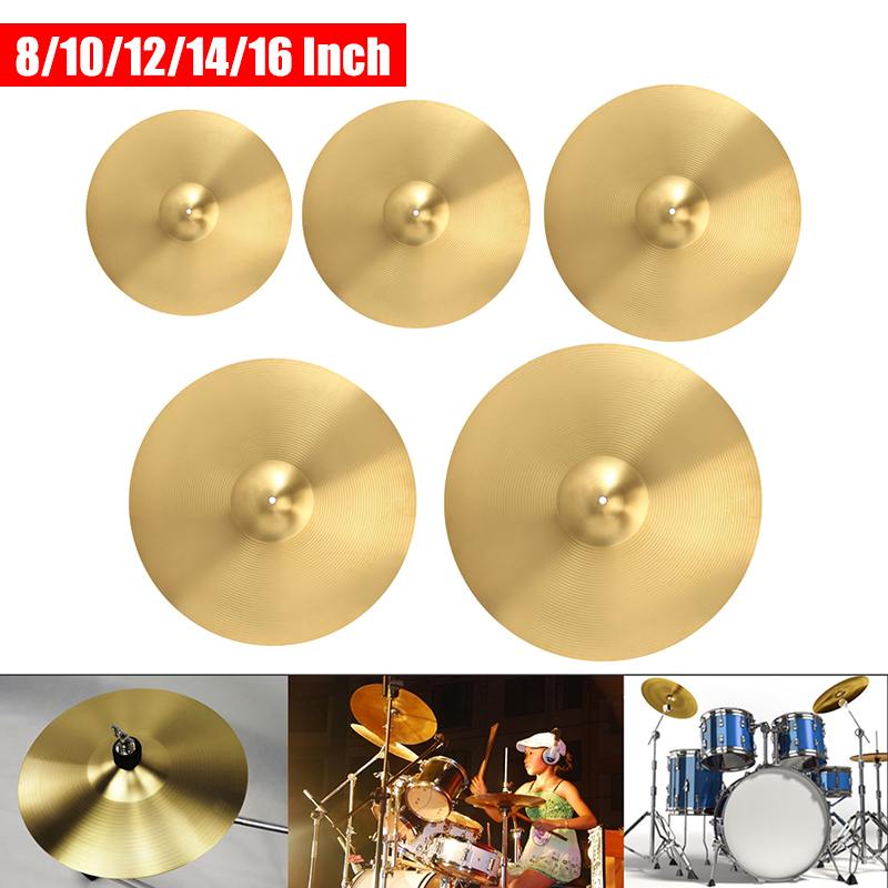 Brass Cymbals For Drums Kit Splash Crash Kide Hi-H... – Grandado