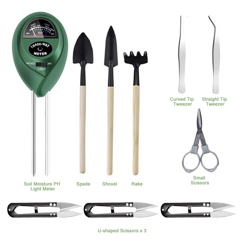 10pcs Scissors Rake Succulent Tools Set Transplant... – Vicedeal