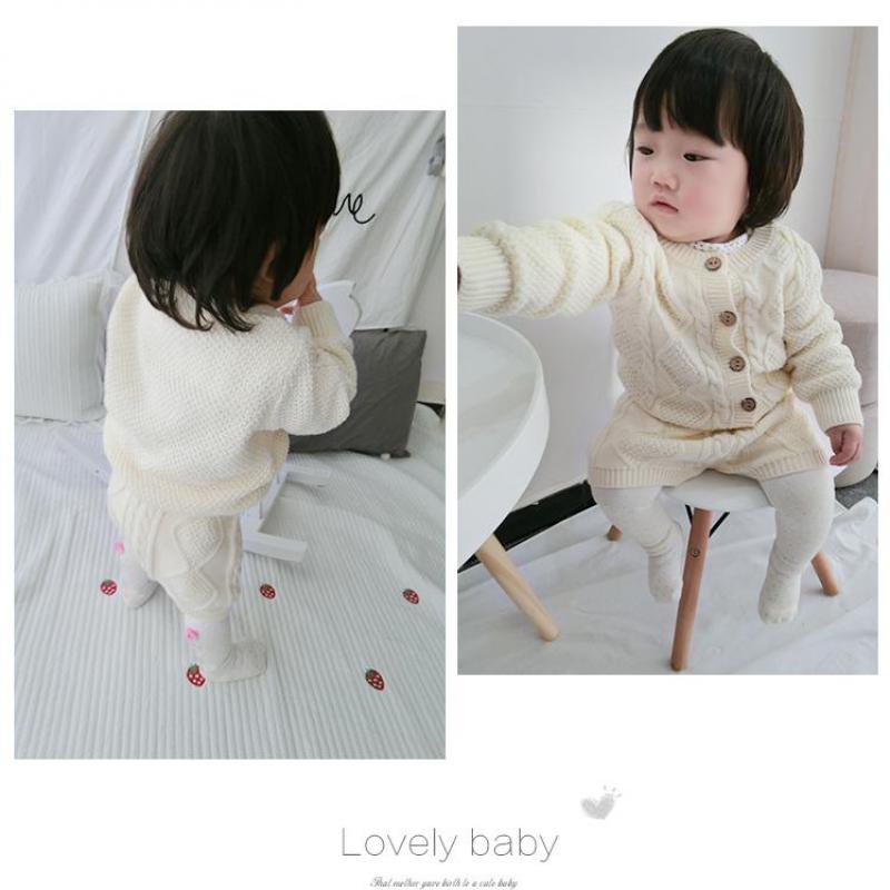 Girls Clothing Sets Pure Cotton Knit Suit Long Sle... – Grandado