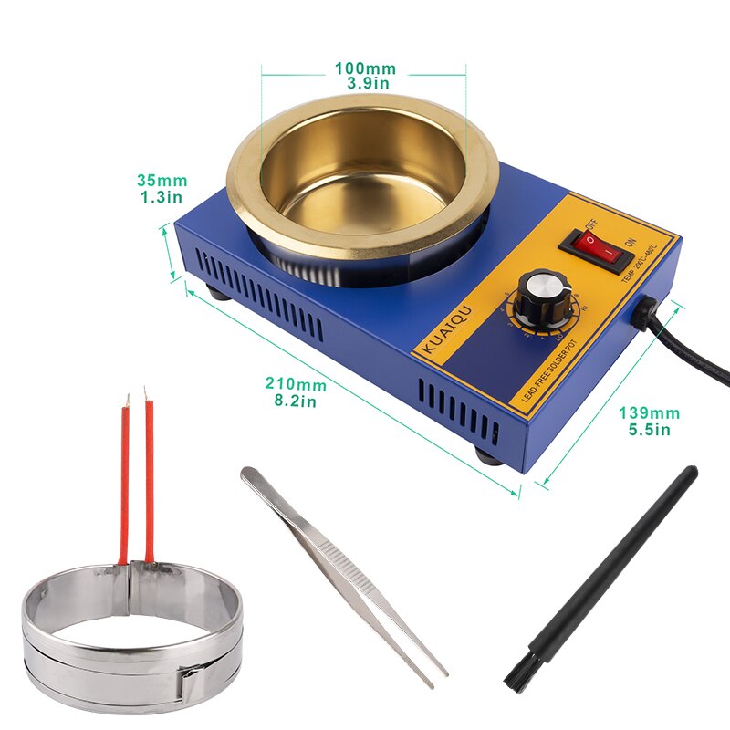 300W Solder Pot Tin Melting Furnace Thermoregulati... – Grandado