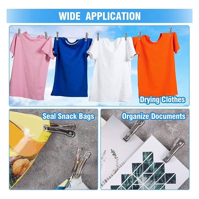 100 PCS Clothes Clips Garden Clips,Greenhouse Clam... – Vicedeal