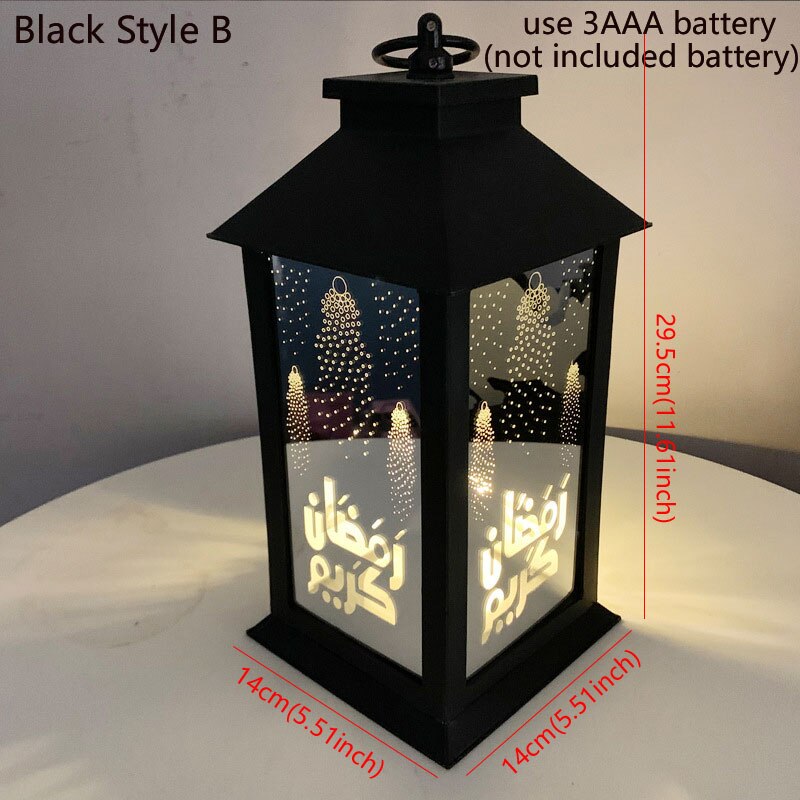 Eid Mubarak Decorative Light LED Wind Lantern Isla... – Vicedeal