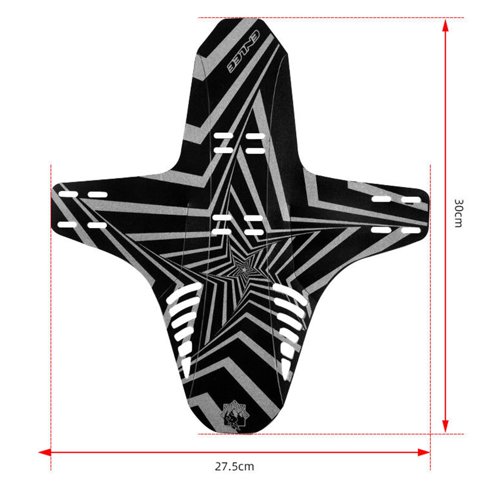 Fiets Front Wielen Gestreepte Spatborden Draagbare... – Grandado