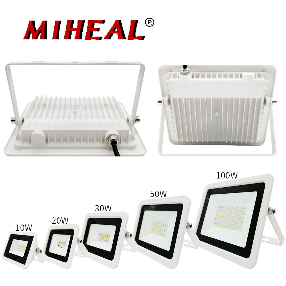 10W 20W 30W 50W 100W LED Schijnwerper 230V IP68 Wi... – Vicedeal