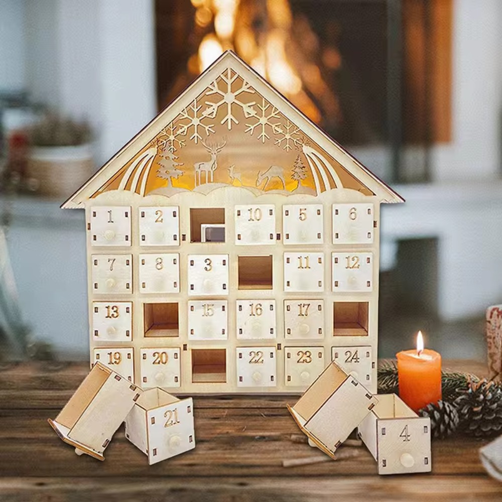 Erstaunlich Adventskalender Hauser Holz Bild