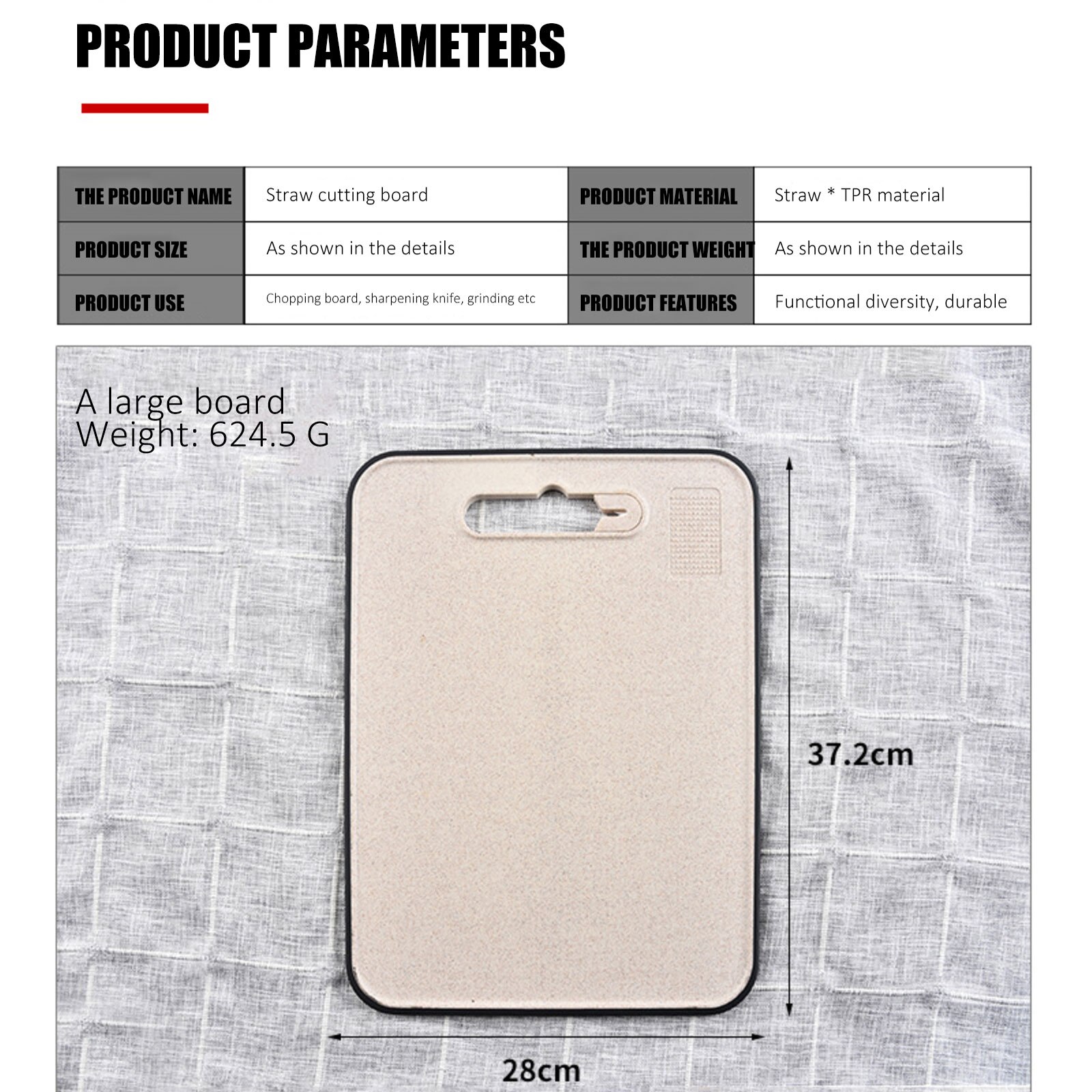 Chopping Board Multifunctional TPR Cutting Board S... – Vicedeal