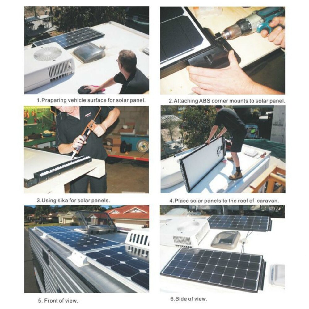White Solar RV Yacht bracket ceiling duct entry Ca... – Grandado