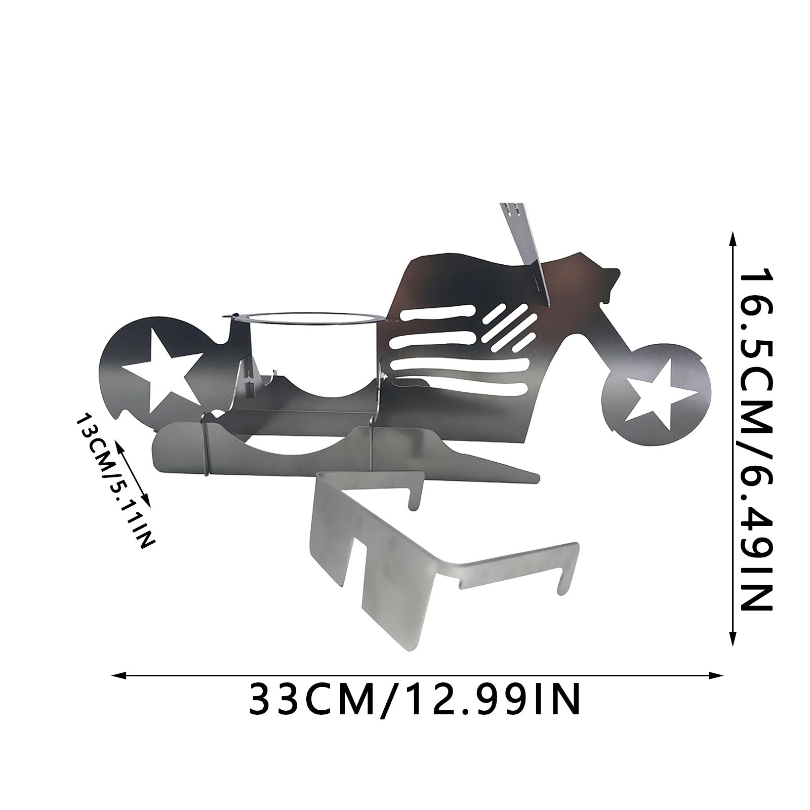 Glasses Motorcycle Beer Can Chicken Stand Beer chi... – Grandado