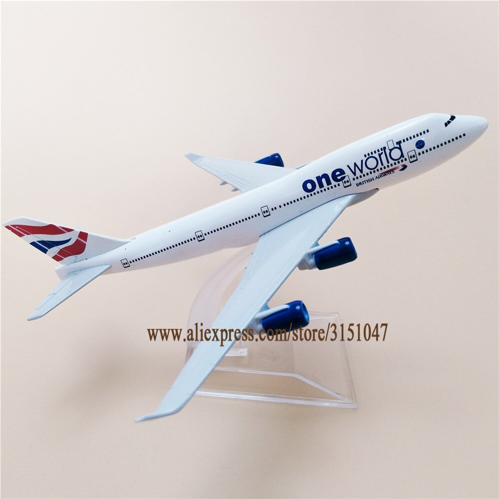 16cm Alloy Metal Air ONE WORLD British Airways B74... – Vicedeal