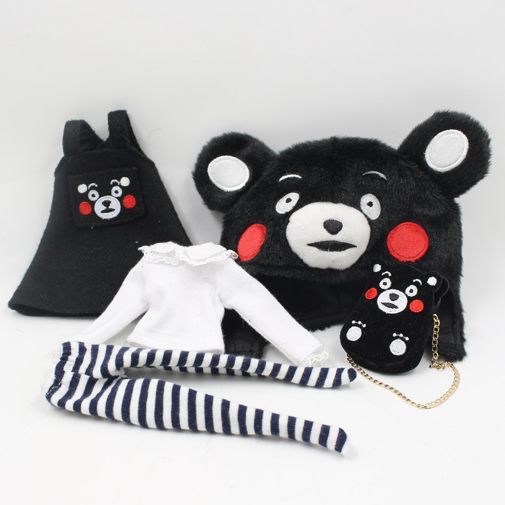 Fortune Days Blyth doll A set of Kumamon clothes c... – Grandado