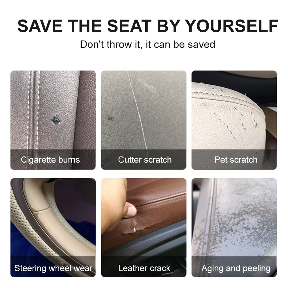 Car Seat Leather Repair Agent Repair Kit Car Instr... – Grandado