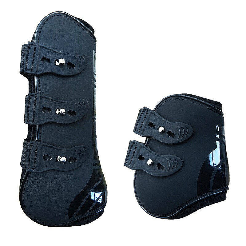Front Hind Leg Boots Adjustable Horse Leg Boots Eq... – Grandado