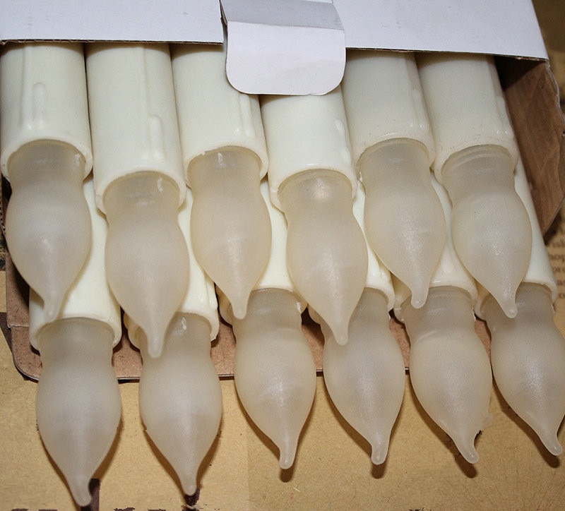 4.5" battery operated wax Dipped Led Taper stick C... – Grandado