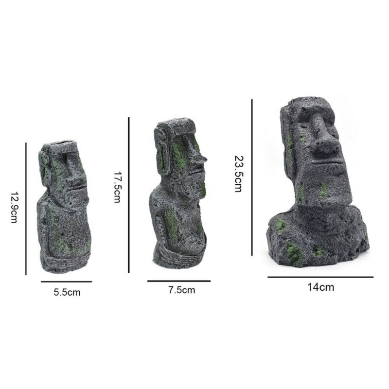 1pc Easter Island Moai Monolith Statue Resin Ancie... – Grandado