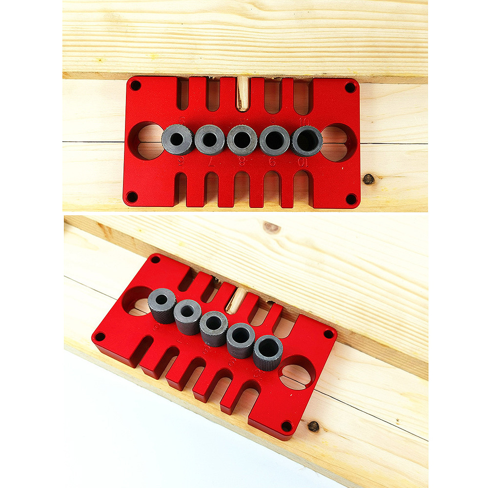 Easy Apply Woodworking Dowel Jig Aluminum Alloy Ac... – Vicedeal