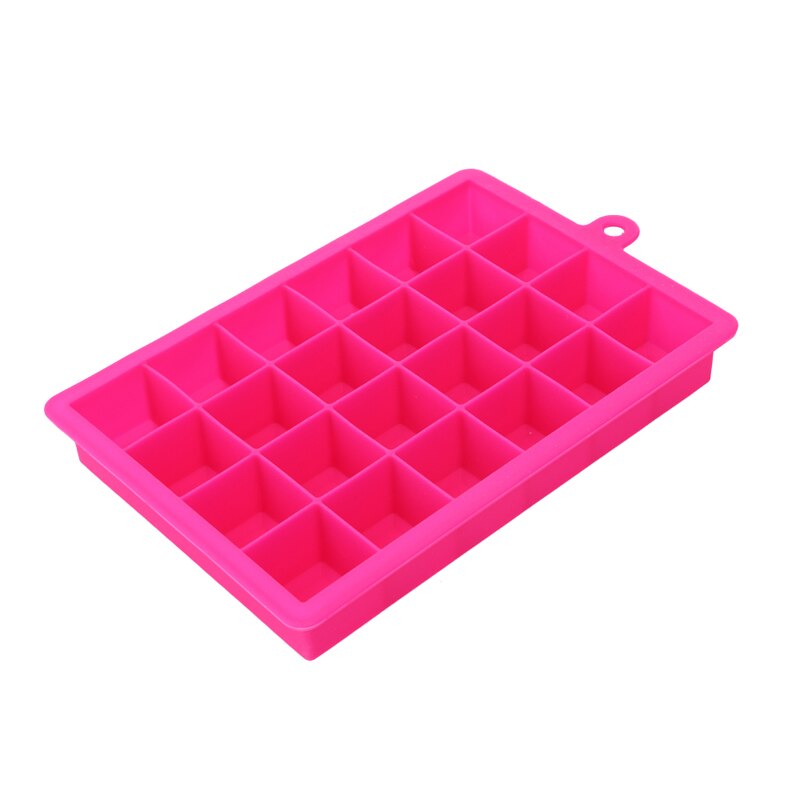 24 Grid Silicone Ice Tray with Lid Silicone Ice Bo... – Vicedeal